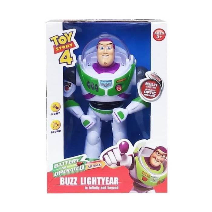 Jual Mainan Anak Toy Story 4 Buzz Lightyear Light Year Robot Jalan ...