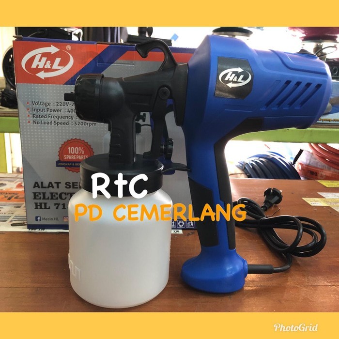 Jual Alat semprot cat portable listrik hl electric spray gun | Shopee ...