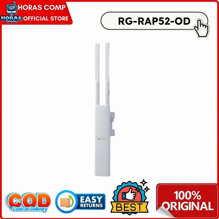 Jual Ruijie RG-RAP52-OD AC1300 Wi-Fi 5 Dual Band Outdoor Access Point ...