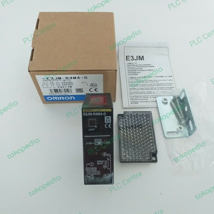 Jual Omron E3Jm-R4M4-G Photoelectric Sensor | Shopee Indonesia
