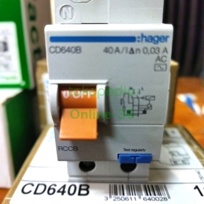 Jual Rcbo Hager 2P 40A 30Ma Cd640B | Shopee Indonesia