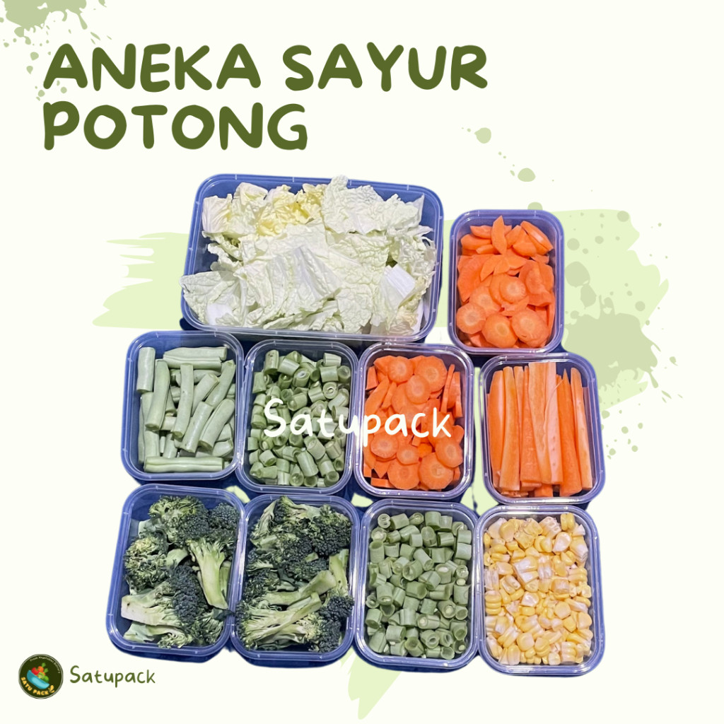 Jual ANEKA SAYUR POTONG PACK / SAYUR PREP / SALAD PREP / SAYUR POTONG ...