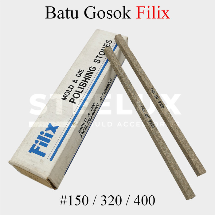 Jual Oil Stone Filix 1/4 x 1/4 x 6 / 1/4x6 Inch Inci Kotak Bulat #150 ...