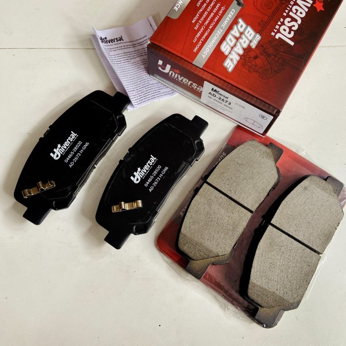 Jual Brake Pad Front Kampas Rem Depan Toyota 04465-28520 Alphard ANH20 Import High Quality ...
