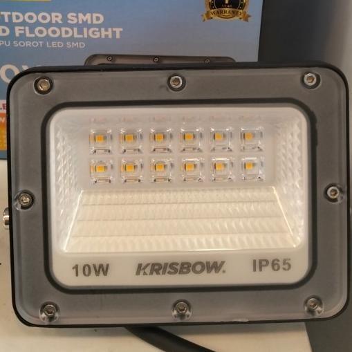 Jual KRISBOW LAMPU SOROT LED SMD 10 WATT COOLD DAYLIGHT IP65 1612T | Shopee Indonesia