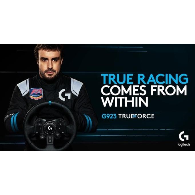Jual Logitech G923 Trueforce Sim Racing Wheel Pedals Ps4 / Ps5 / Pc Shifter | Shopee Indonesia
