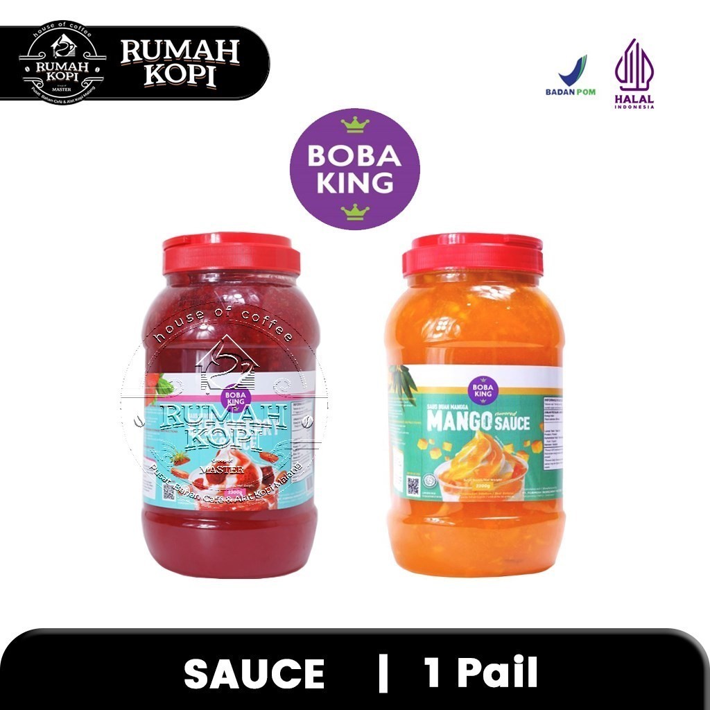 Jual Boba King Strawberry Sauce / Mango Fruit / Kiwi / Passion Fruit ...