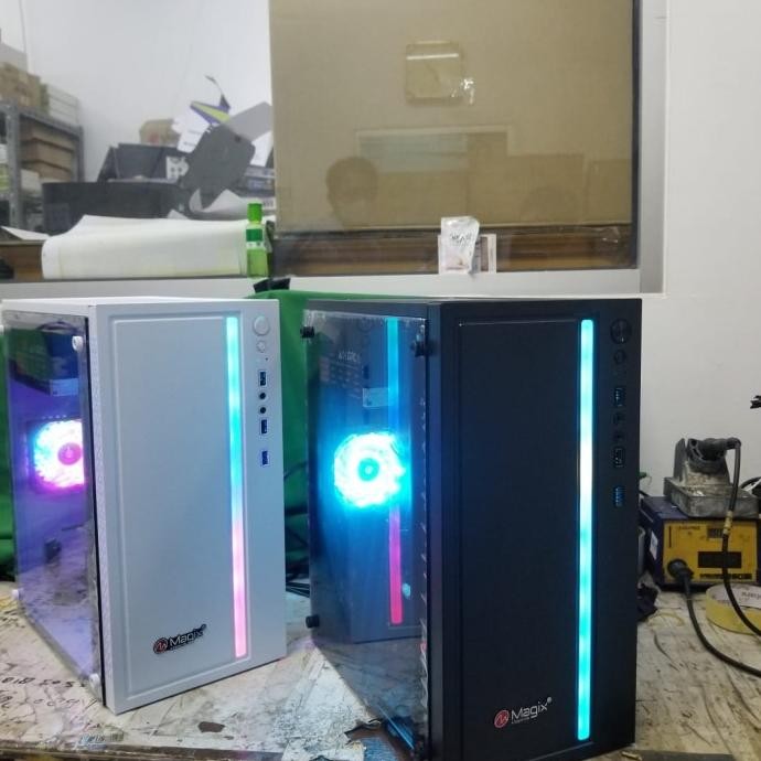 Jual CASING MAGIX D1 CASE Gaming PC D 1 +1 fan+1 lamp 16color RGB non ...