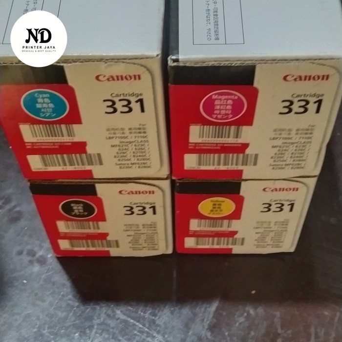 Jual Toner Canon 331 Black and Colour Original (1set) | Shopee Indonesia