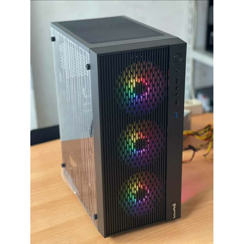 Jual Casing PC Power Up Raptor Sentinel Mid Tower ATX With 3Fan RGB ...