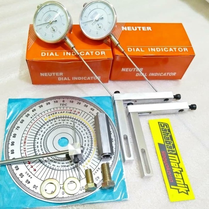Jual Dial Indicator Indikator Lengkap Busur Derajat Dayel | Shopee ...