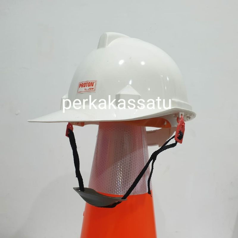 Jual Helm Proyek TOPI KERJA PUTIH PROTON JSW HELM WHITE KESELAMATAN ...