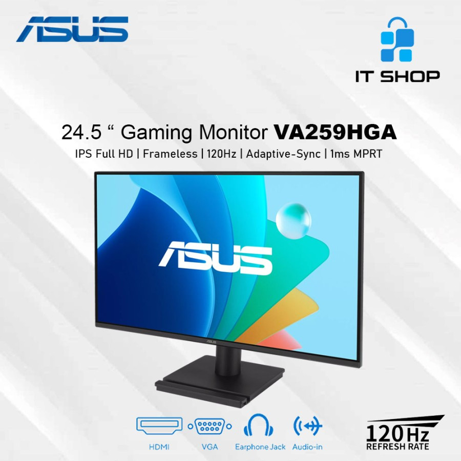 Jual Asus Eye Care Gaming Monitor VA259HGA 24.5 inch - 120Hz | Shopee ...