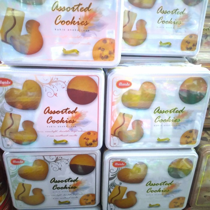 Jual monde assorted cookies 320gr kaleng | Shopee Indonesia