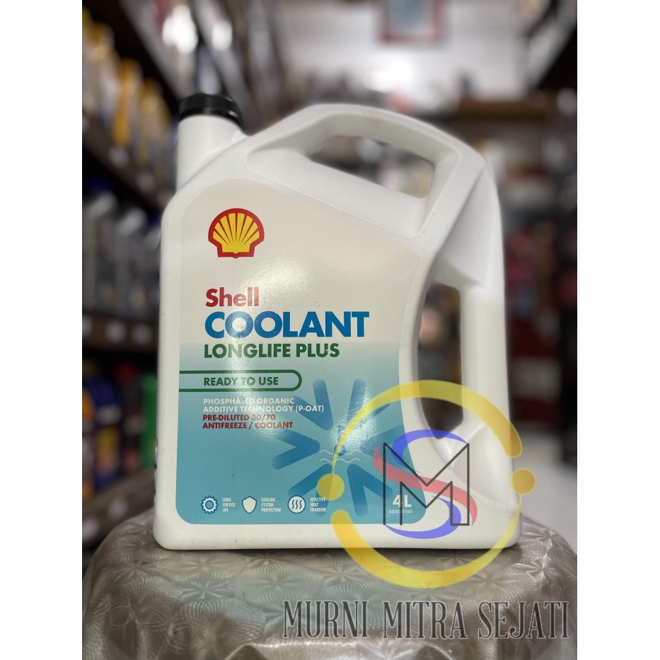 Jual Shell Coolant Longlife Plus Antifreeze Cairan Air Radiator Galon 4 ...