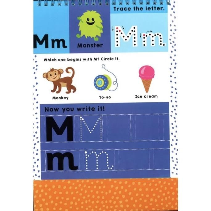 Jual Buku Tulis Anak 3+ Wipe It, Write It Clean Abc 123 Pen Control ...