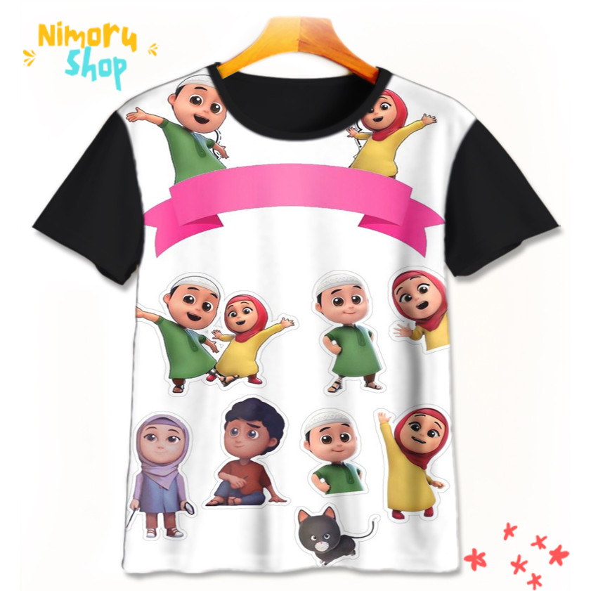 Jual Baju Kaos Anak 3D NusaRara-3-designWD Nusa & Rara Cartoon Untuk ...