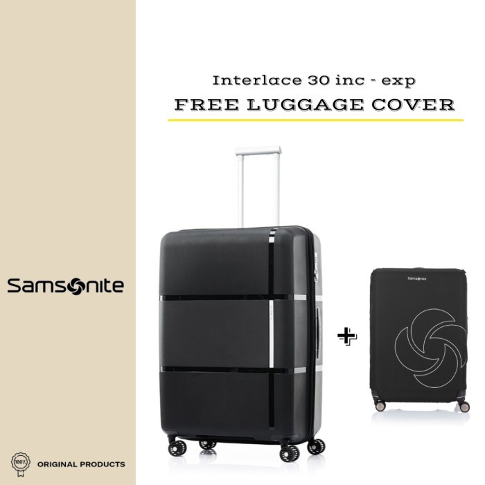 Jual SAMSONITE INTERLACE Spinner 81cm /30 Inc Koper Ultralight Bagasi ...