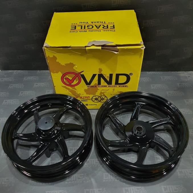 Jual Velg Velek Racing VND Six Star R13 Yamaha New Nmax 2020 Hitam AGR ...