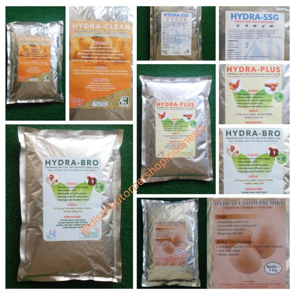 Jual Hydra Bro Hydra Plus Hydra SSG Hydra Clean Hydra Custom Premiks Kemasan 1 Kg | Shopee Indonesia