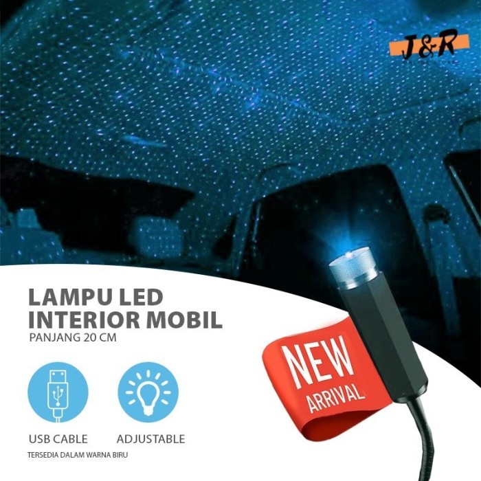 Jual LAMPU LED INTERIOR MOBIL / LAMPU BINTANG ATAP MOBIL USB / STAR SKY ...