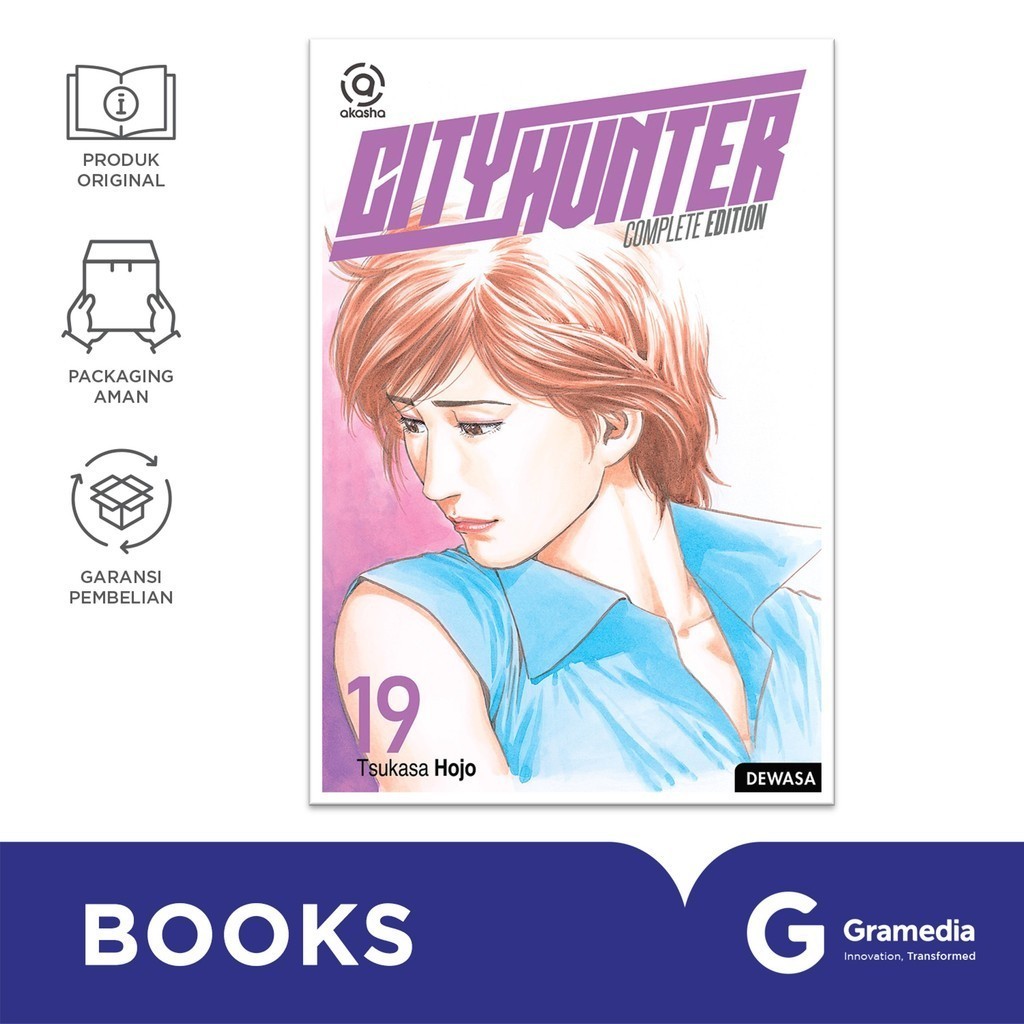 Jual Komik Akasha : City Hunter Complete Edition 19 (Hojo Tsukasa) | Shopee Indonesia