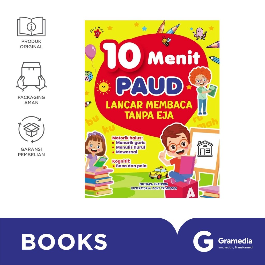 Jual 10 Menit PAUD Lancar Membaca Tanpa Eja | Shopee Indonesia