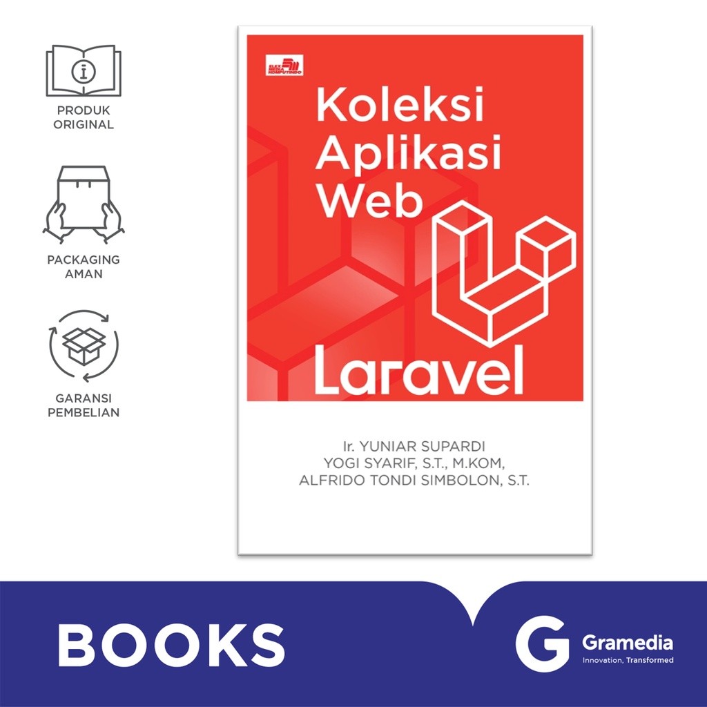 Jual Buku Koleksi Aplikasi Web Laravel (Yuniar Supardi) | Shopee Indonesia