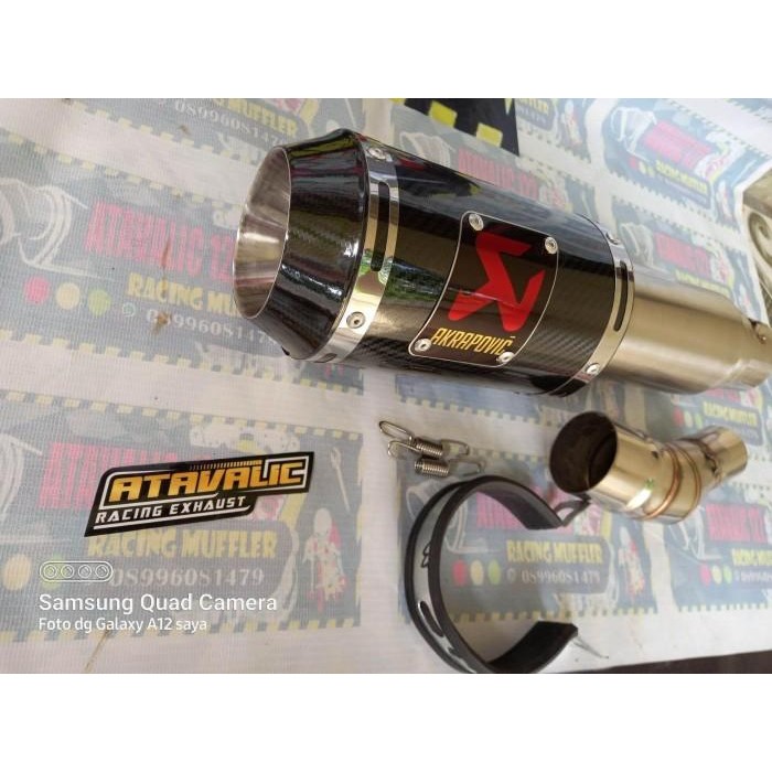 Jual knalpot racing akrapovic gp m1 +slipon ninja250fi cbr250rr R25 MT25 z250 cbr250r cbu ...