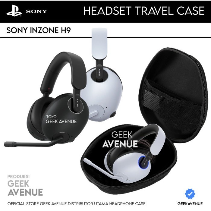 Jual Tas Headset Travel For Sony Inzone H9 Case Wireless Pulse 3D ...
