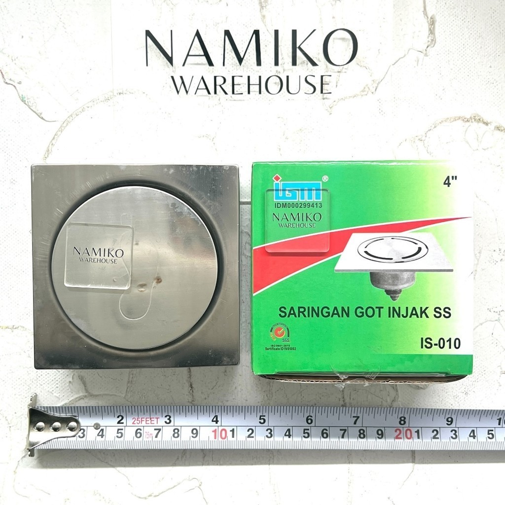 Jual IGM Saringan got avur kamar mand injak stainless steel 4 inch ...
