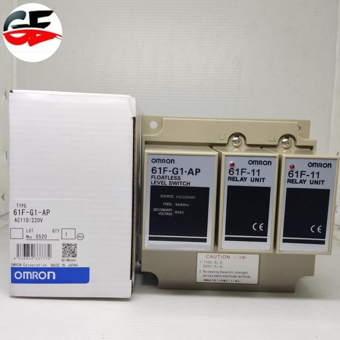 Jual Floatless level switch omron 61f-g1-ap WLC omron 61fg1ap 2 tangki ...