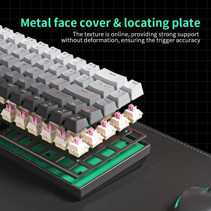 Jual ZIFRIEND M68 Magnetic Switch Keyboard Hall Effect Switch 65 Layout Mechanical Gang Keyboard ...