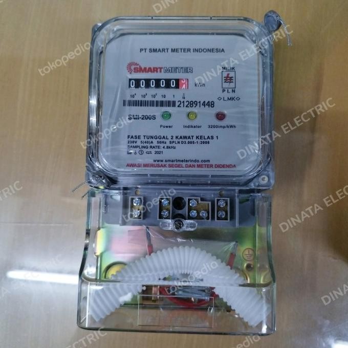 Jual KWH Meter analog 1Fase SMARTMETER SMI-200S 5(40)A | Shopee Indonesia
