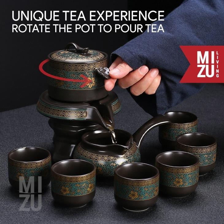 Jual PENAWARAN TERBATAS MIZU TAOHUACHA 9in1 Porcelain Rotating Stone ...