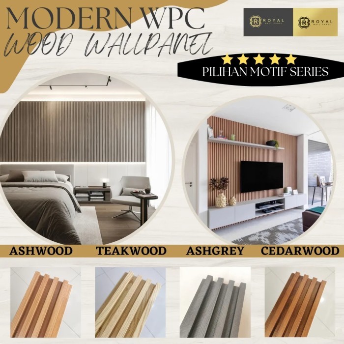 Jual WPC FLUTED 3Meter Wood Panel RoyalWallpanel | Shopee Indonesia