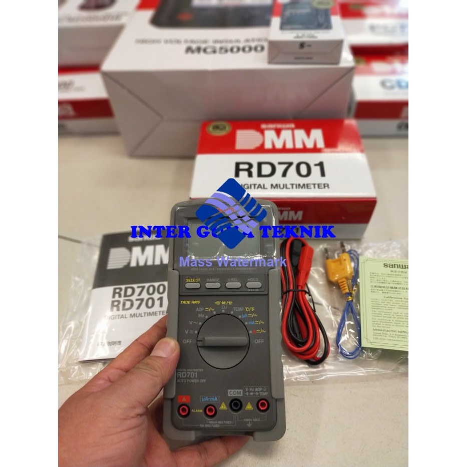 Jual Jual Sanwa Digital Multimeter Multitester Rd-701 Original | Shopee ...
