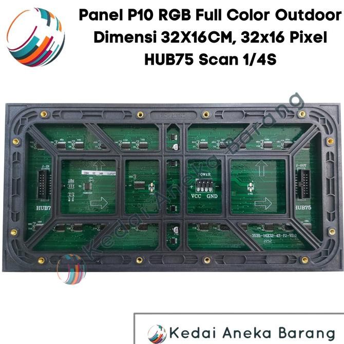Jual Panel Module Modul Led P10 Running Text Smd Rgb Outdoor Original ...