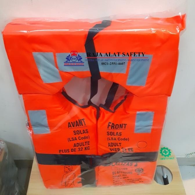 Jual LIFE JACKET SOLAS / PELAMPUNG SOLAS / LIFE JACKET KAPAL | Shopee ...