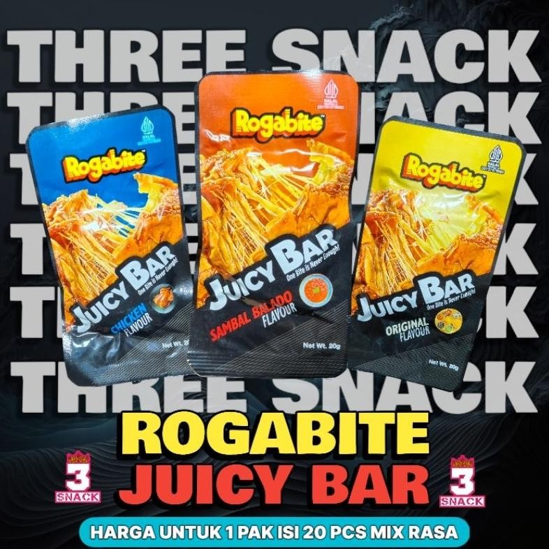 Jual Lm - 1 PAK ROGABITE JUICY BAR ISI 20 PCS | Shopee Indonesia