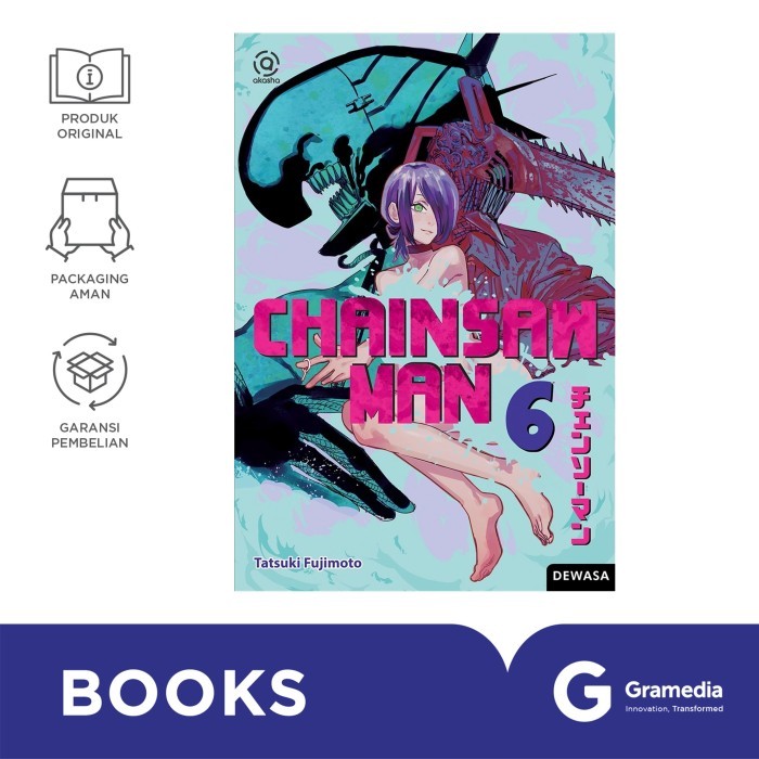 Jual Komik Chainsaw Man Vol.6 (Tatsuki Fujimoto) | Shopee Indonesia