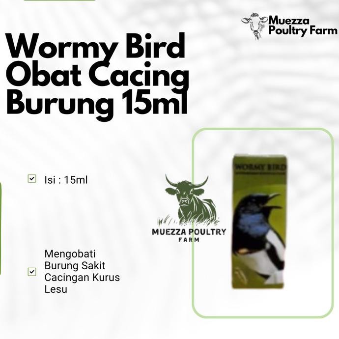 Jual COD Wormy Bird Obat Cacing Burung Merpati Love Bird Muri Segala Jenis Burung Paling Ampuh ...
