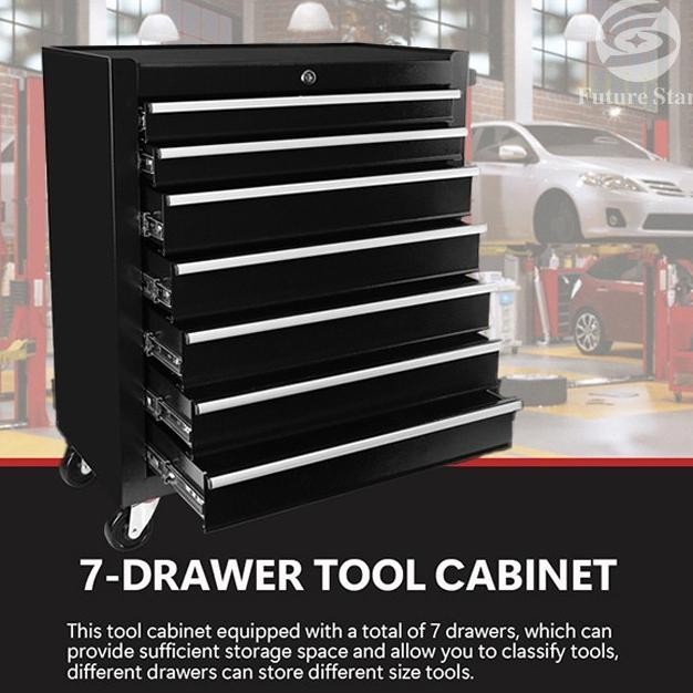 Jual Terlaris Cabinet Tool Trolley Bengkel Rak 5/7 Laci Susun 7 Drawer ...