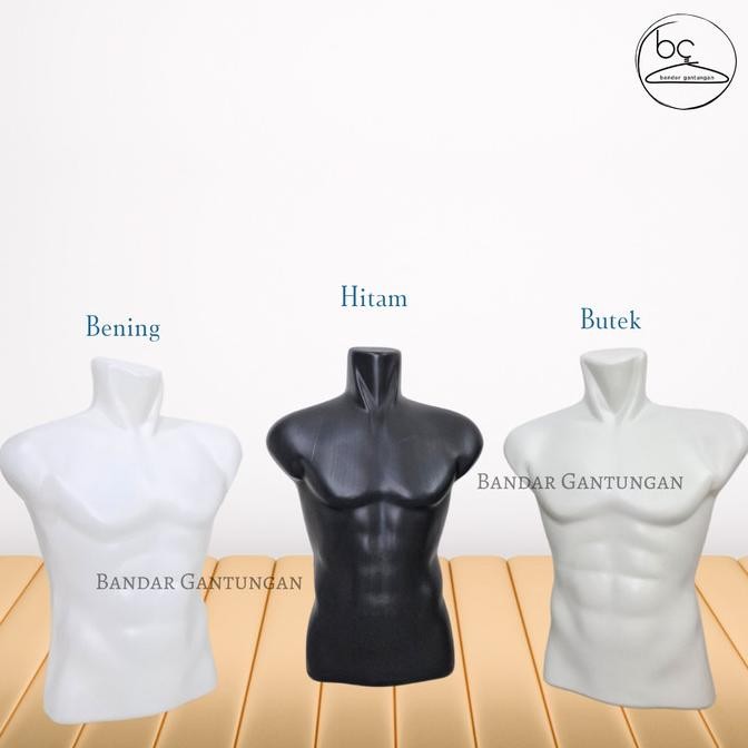 Jual Terlaris! Patung Manekin Plastik Setengah Badan Otot Cowok Display ...