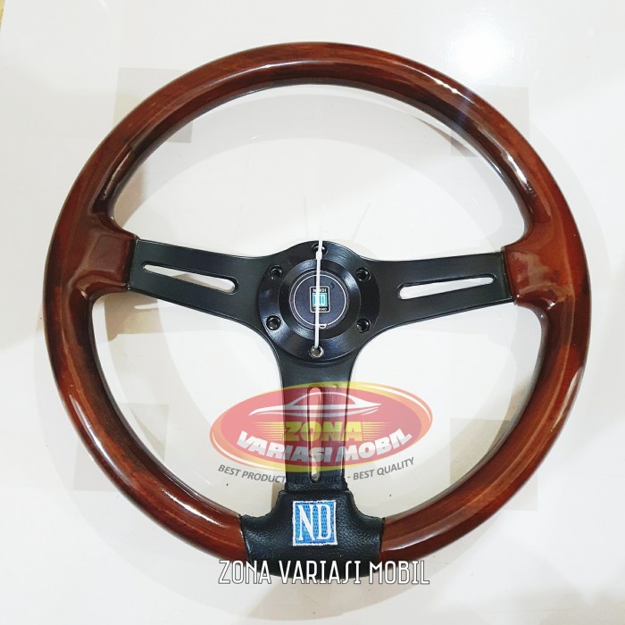 Jual Stir Steer Setir Racing Mobil Kayu Jati Asli Klasik 14 inch Model ...
