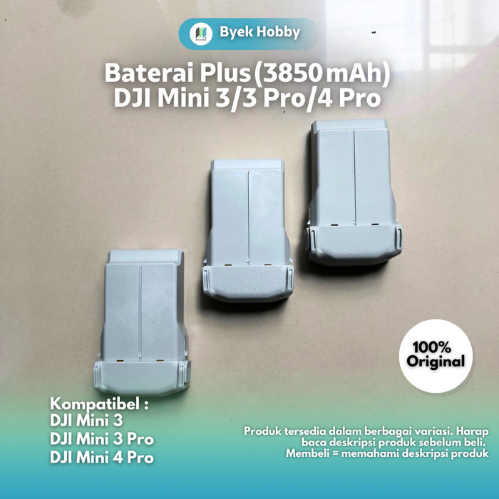 Jual Original Baterai DJI Mini 3 Mini 3 Pro Mini 4 Pro (Intelligent Flight Battery Plus 3850mah ...