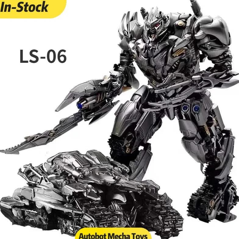 Jual in stock transforming toys ls-06 ls06 tank megatron 33cm movie zoom alloy version robot ...