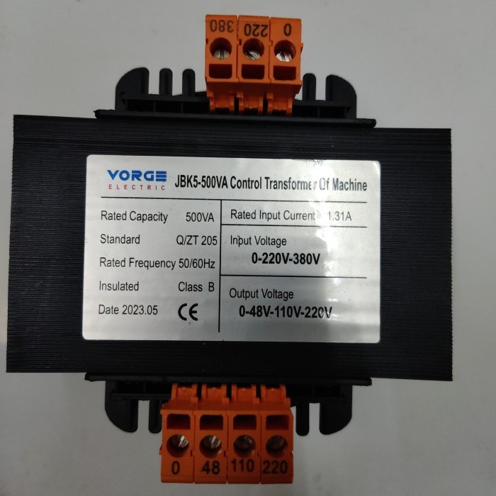 Jual Terbaik Di Kelasnya Chint Transformer Trafo Step Down 500Va In 380V 220V Out 220/110/48V ...