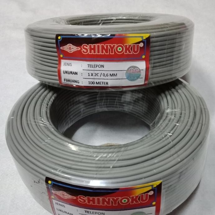 Jual Kabel telepon 2C shinyoku kabel instalasi walet 100 / kabel telpon ...