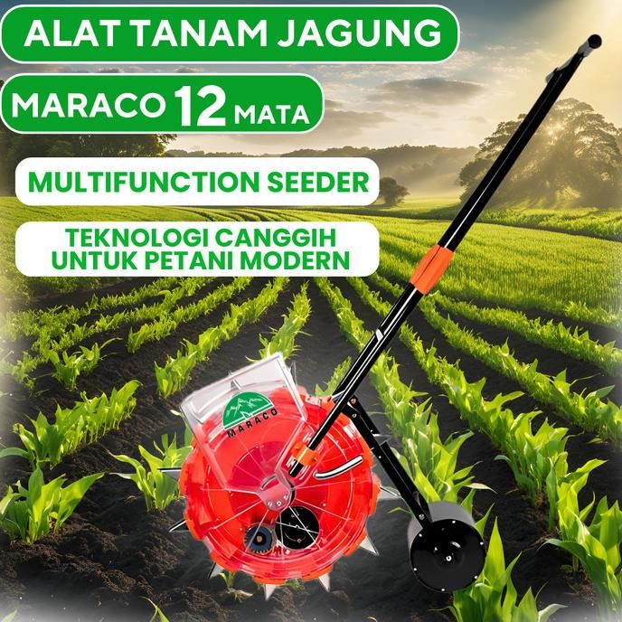Jual Alat Tanam Jagung Padi Kedelai Dorong-Maraco 12 Mata ( Dorong ...
